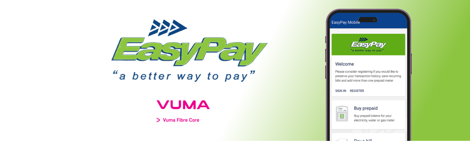 Using EasyPay to pay for your Vuma Reach Prepaid Services! - RSAWEB Shop